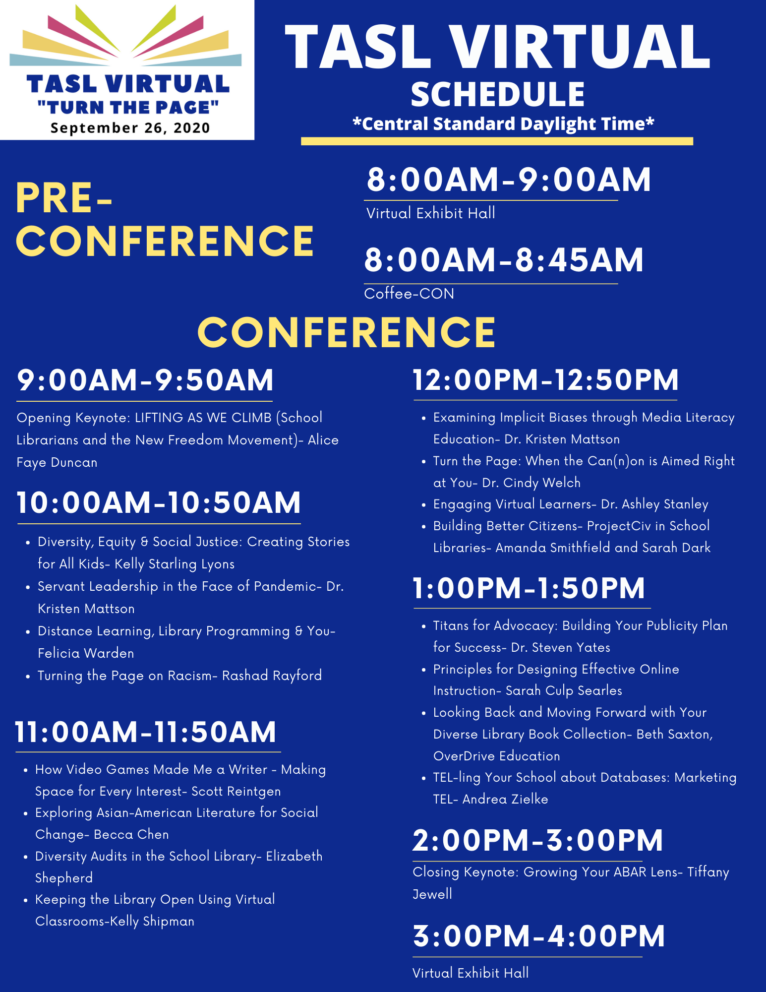 Conference Schedule